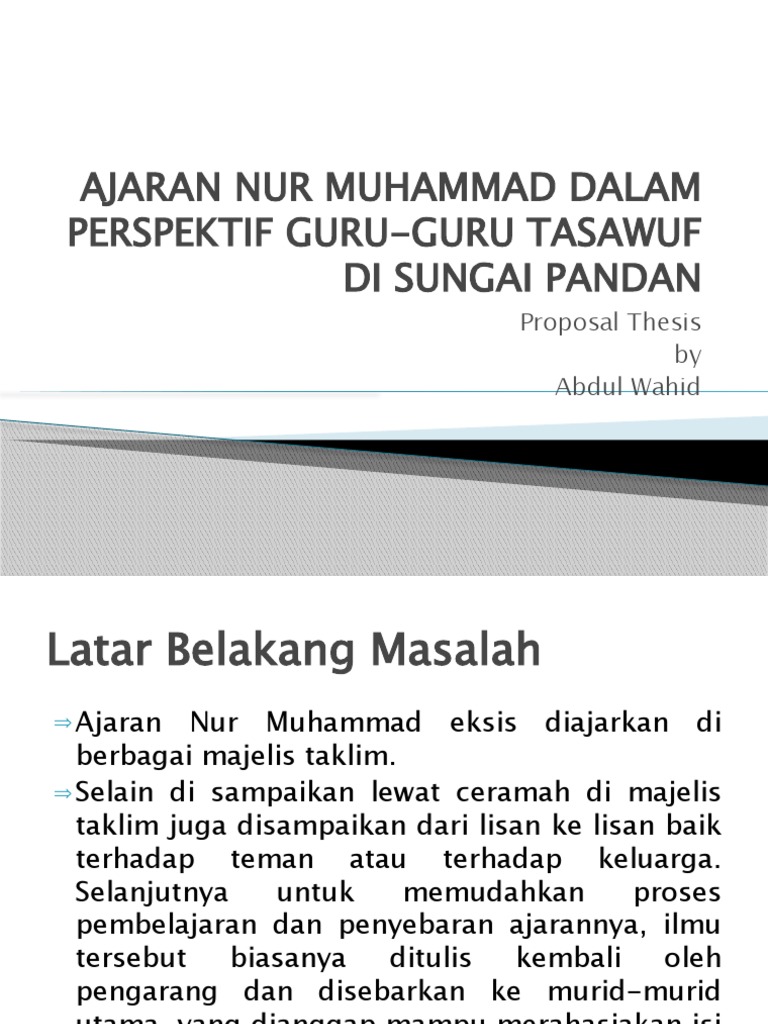 Ajaran Nur Muhammad di Sungai Pandan | PDF | Agama & Spiritualitas