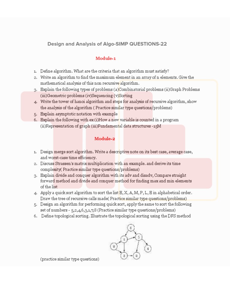 DAA Super-Imp-Tie-22 | PDF | Computational Complexity Theory | Mathematical Relations