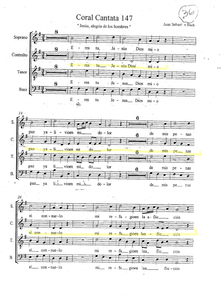 CANTATA 147. Español | PDF