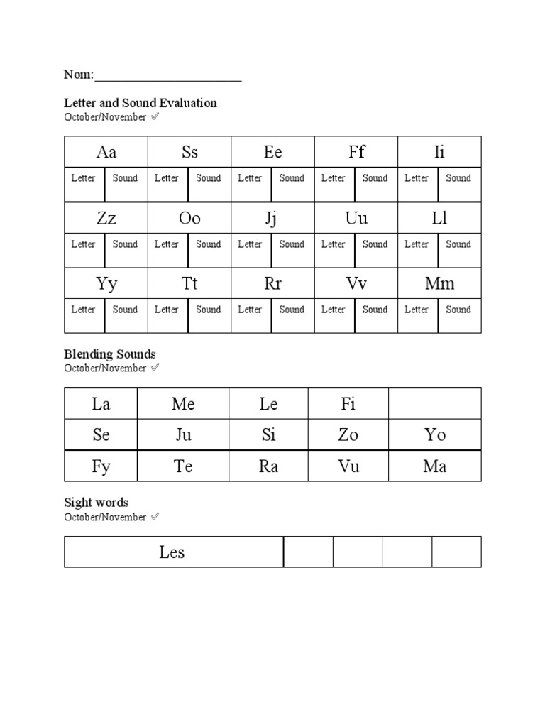 Assessment Letters Sounds | PDF Assessment Letters Sounds | PDF