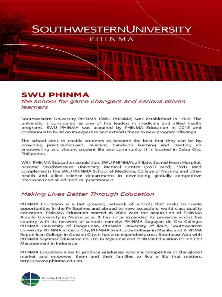 Swu Brochure 2021 Final | PDF