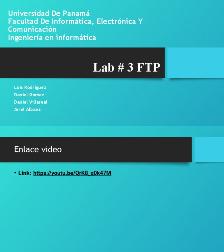 Lab # 3 FTP | PDF