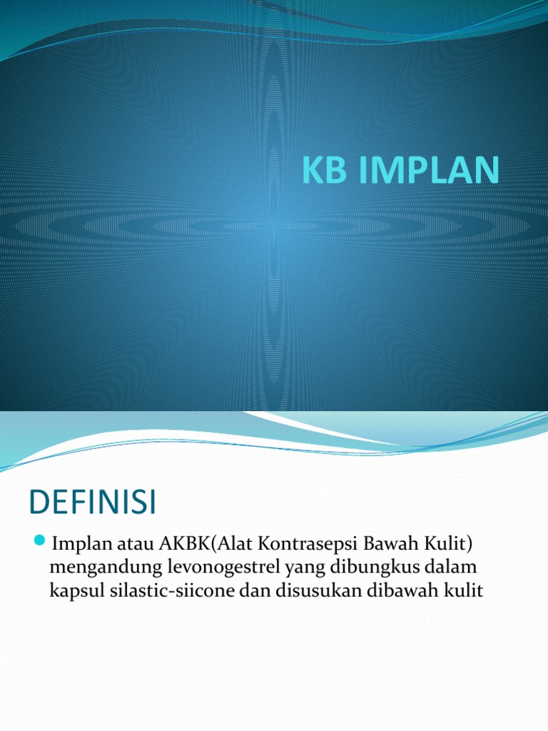 KB Implan | PDF | Kesehatan Holistik | Sains & Matematika