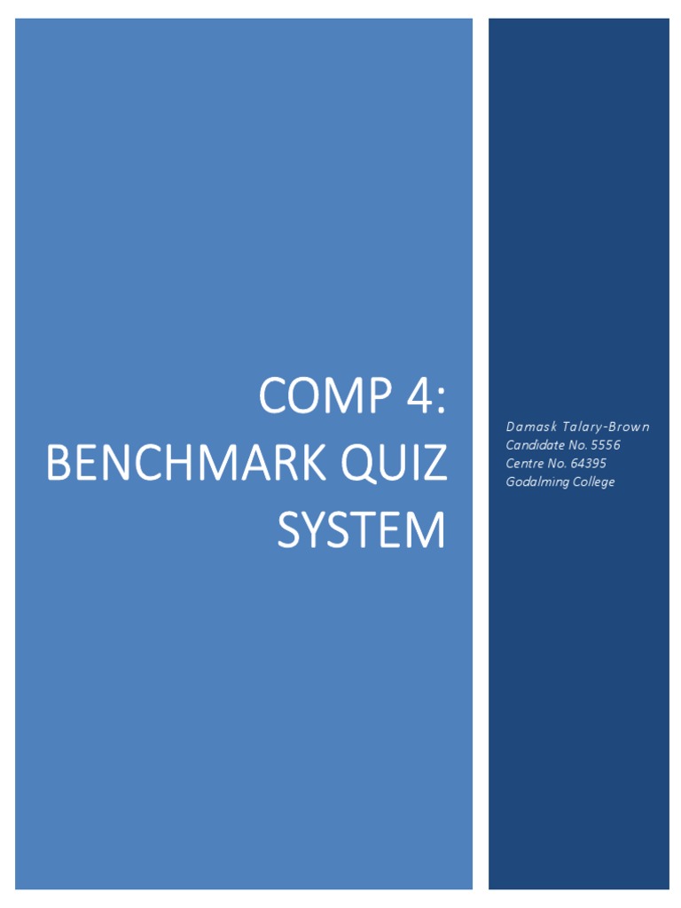 Comp 4 Documentation | PDF | Databases | String (Computer Science) Comp 4 Documentation | PDF | Databases | String (Computer Science)