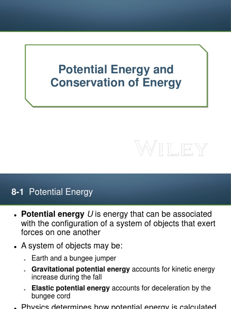 Understanding Potential Energy Concepts | PDF | Potential Energy | Force
