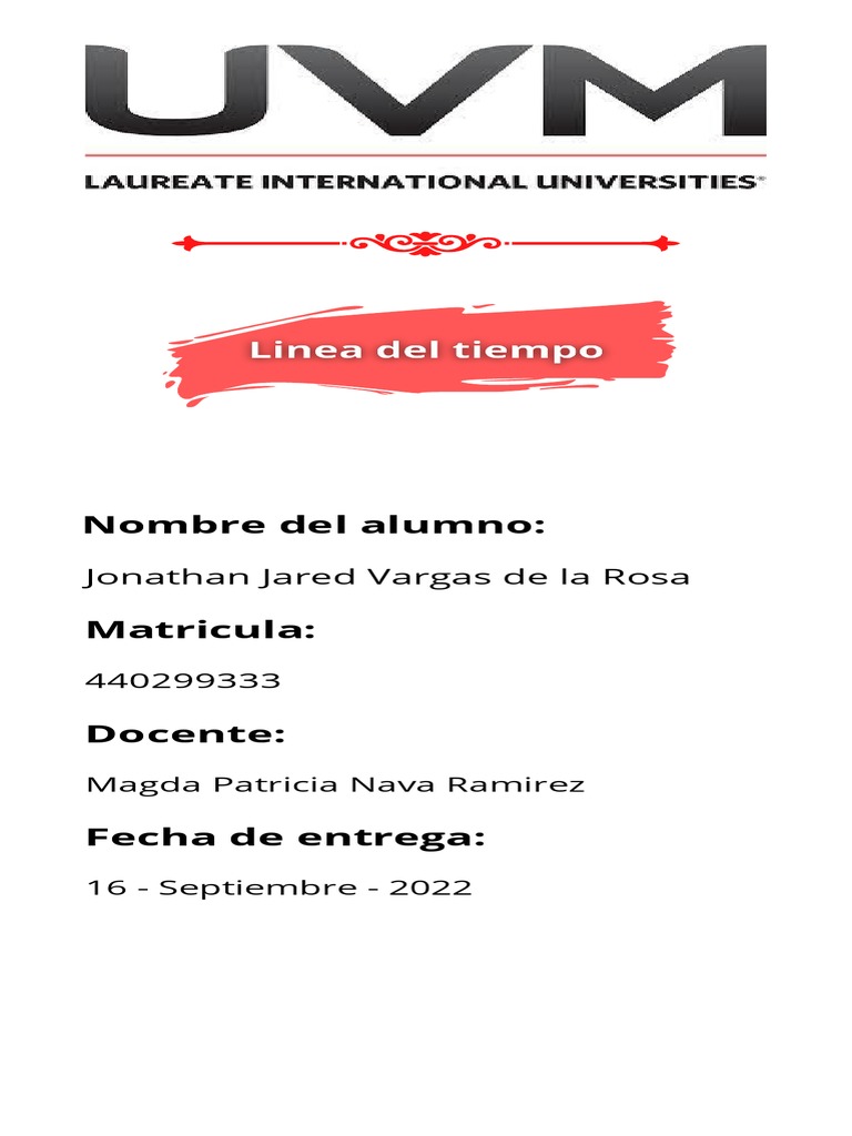 Act#3 - Linea Del Tiempo | PDF