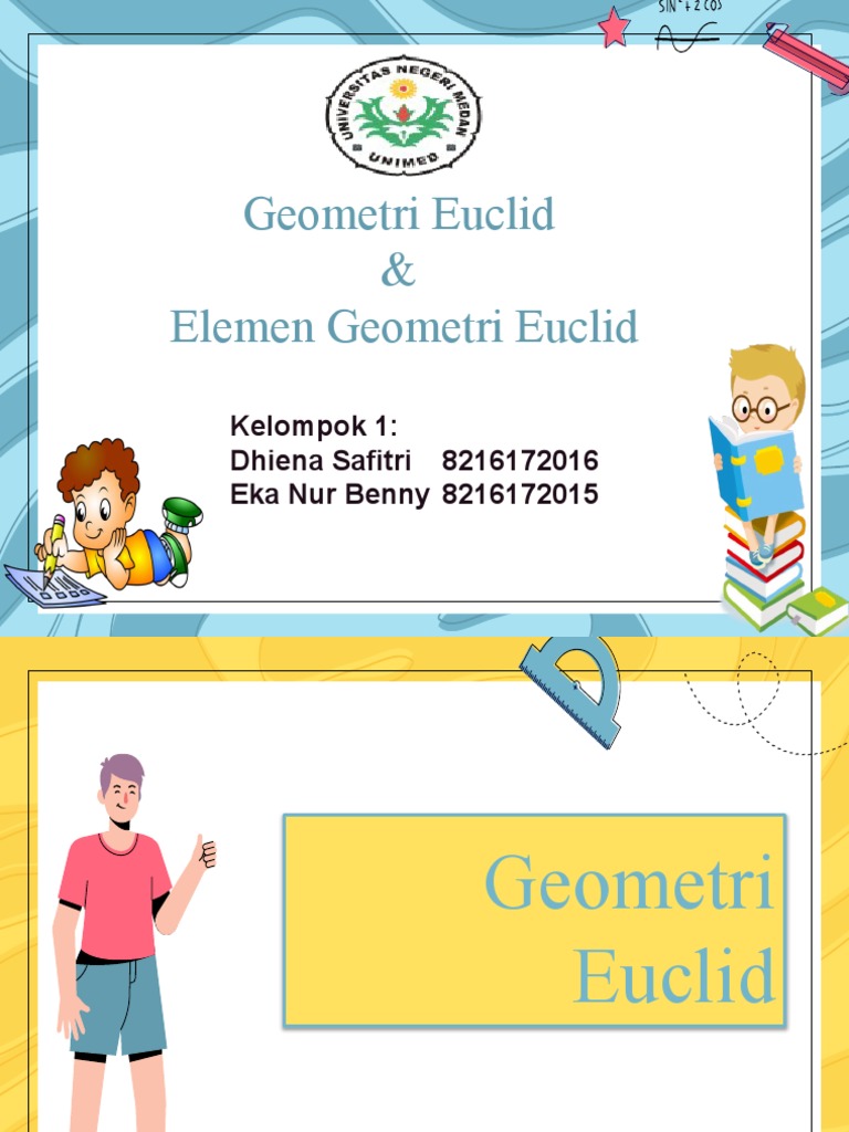 Kelompok 1 Geometri Euclid Dan Non Euclid | PDF