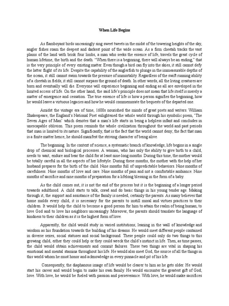 Descriptive Speech (SCIENCE) | PDF | Love