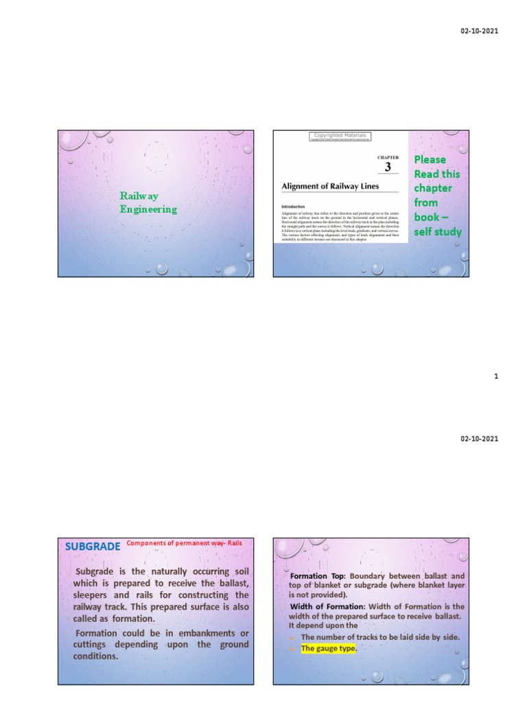 CE302 PPT Handout | PDF | Land Transport | Civil Engineering