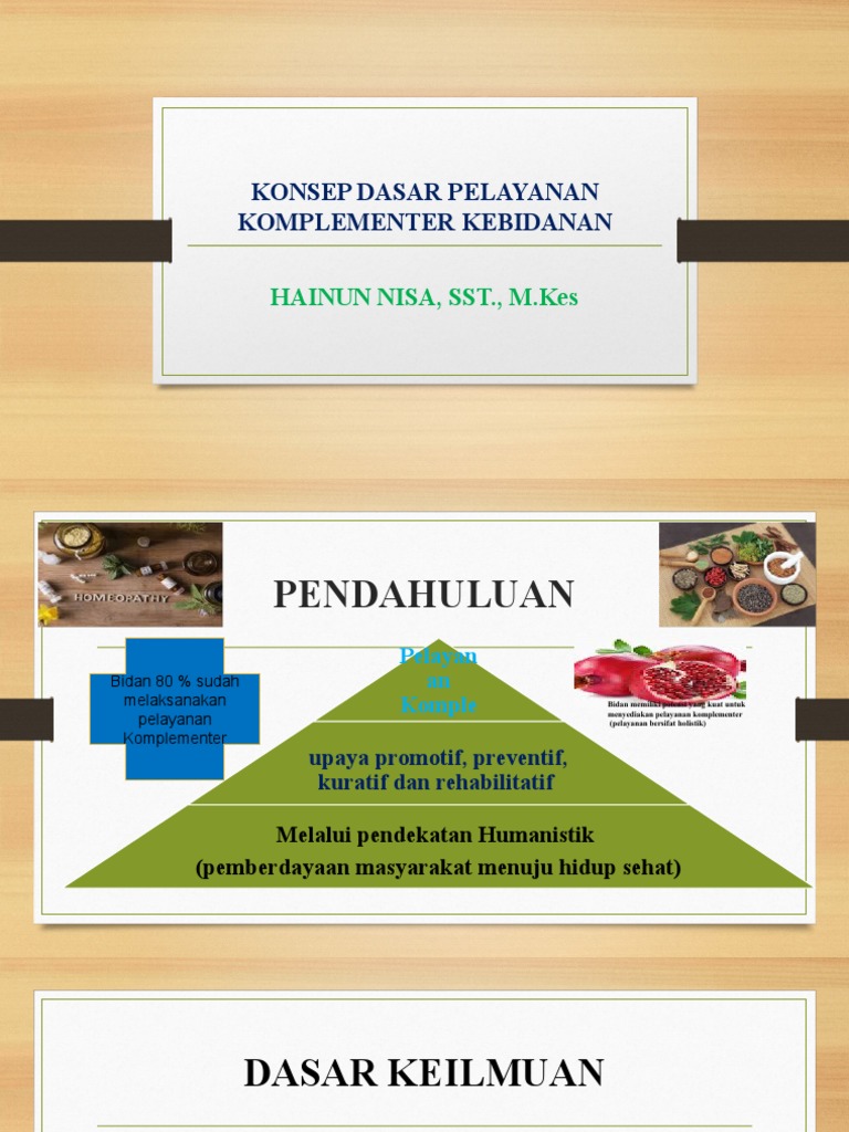 Konsep Dasar Pelayanan Komplementer | PDF
