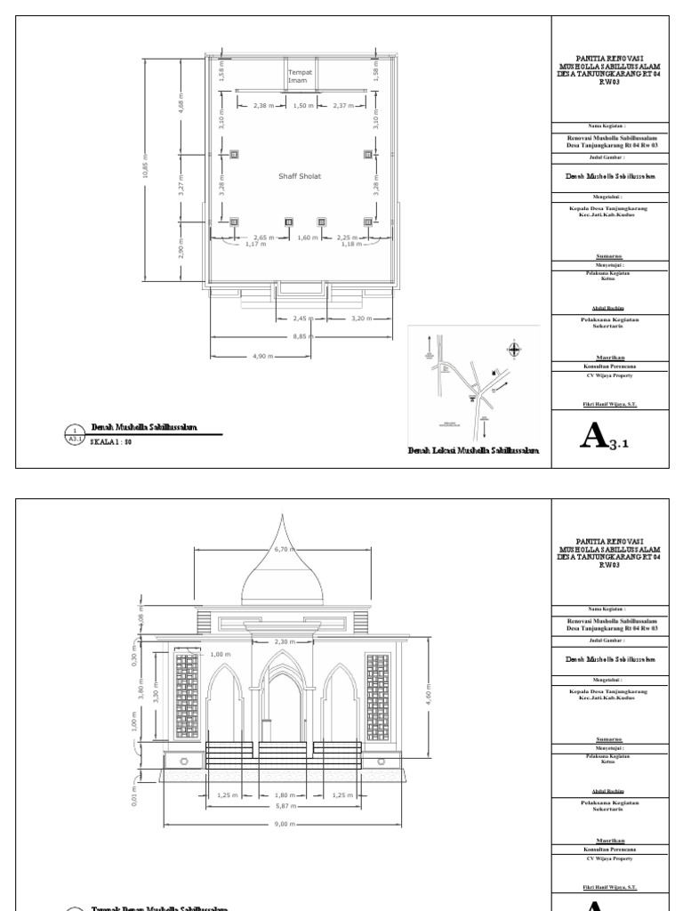 Renovasi Musholla Sabillussalam | PDF