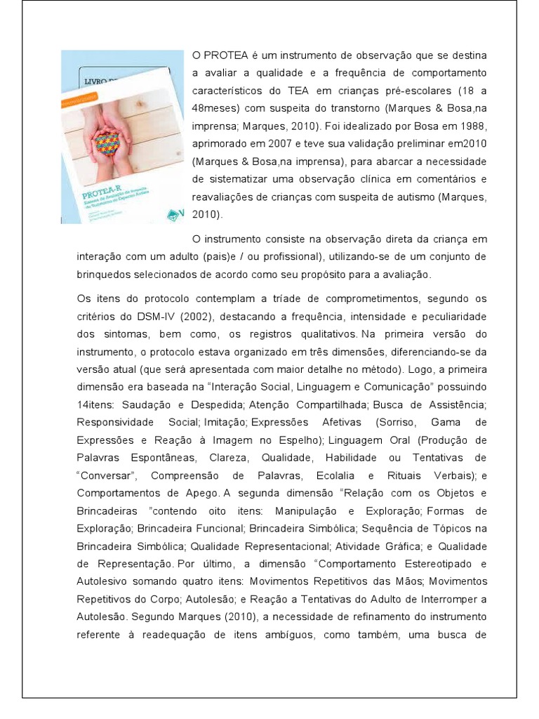 Protea R | PDF | Autismo | Psicologia