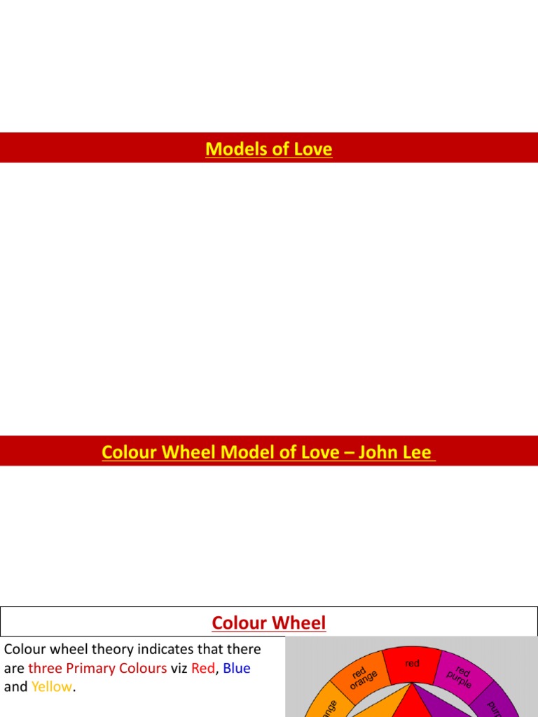 Theories of Love 1 2 | PDF | Love | Emotions