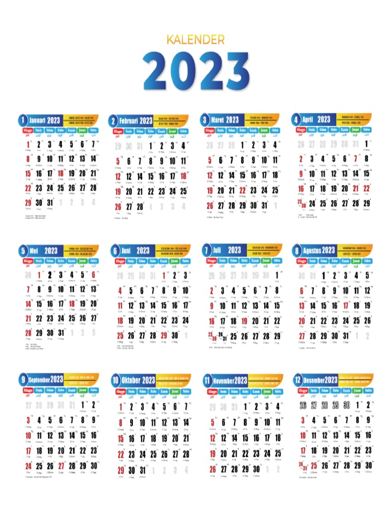 Kalender 2023 PDF | PDF