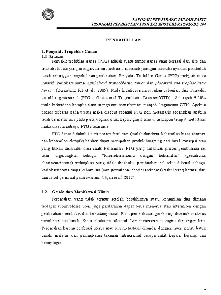 Kasus 2 - GTN HR + Post EMACO III + EP EMA III +anemia (HB 8.8 ...