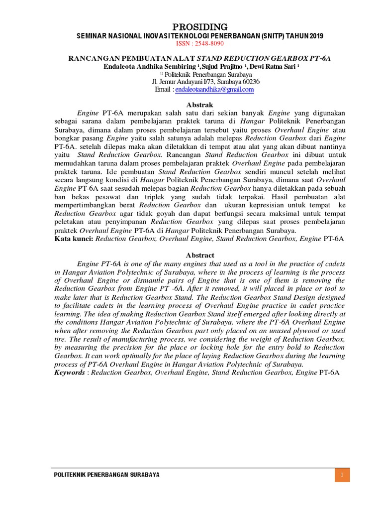 STAND REDUCTION GEAR450-Article Text-747-1-10-20191129 | PDF