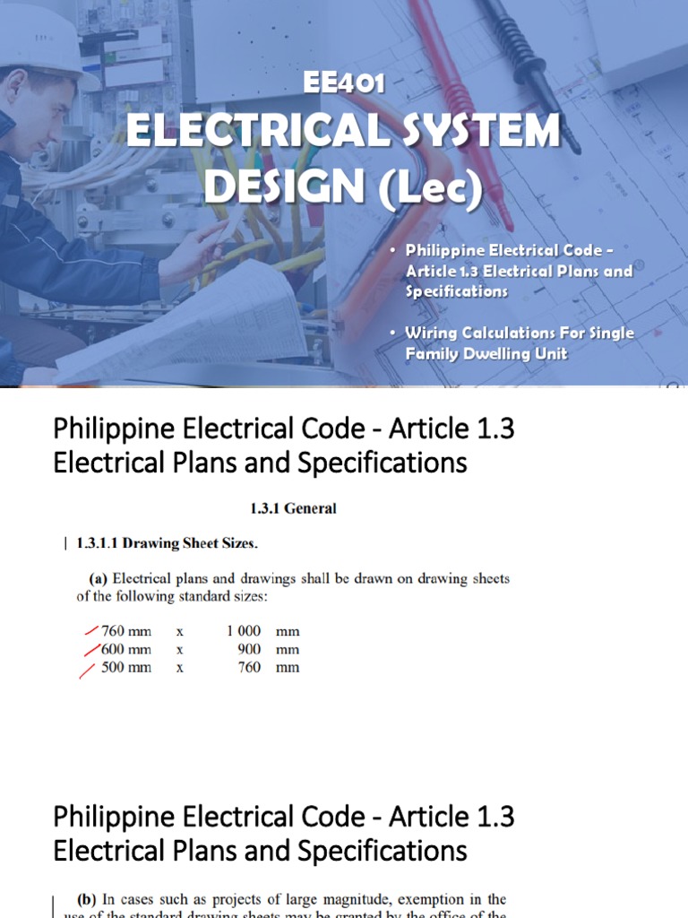 4 Wiring Calculations For Single Family Dwelling Unit | PDF | Fuse ...
