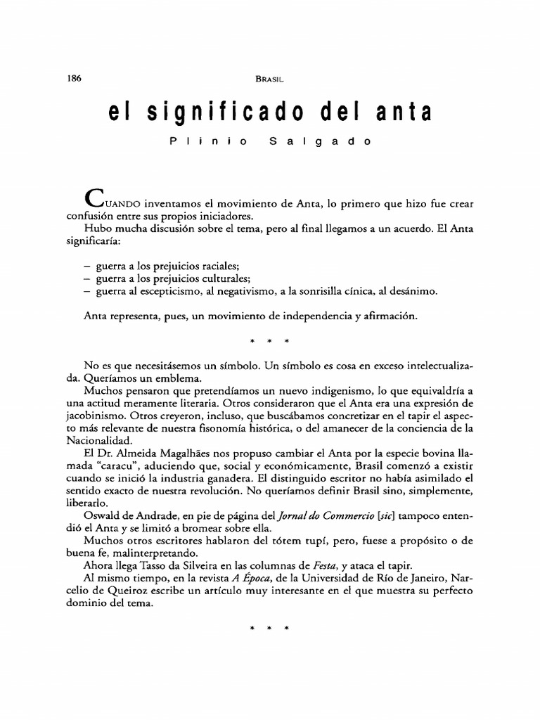 Movimiento Anta: Rebelión Cultural Brasileña | PDF | Brasil