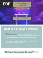 Experimental Research Design PPT | PDF