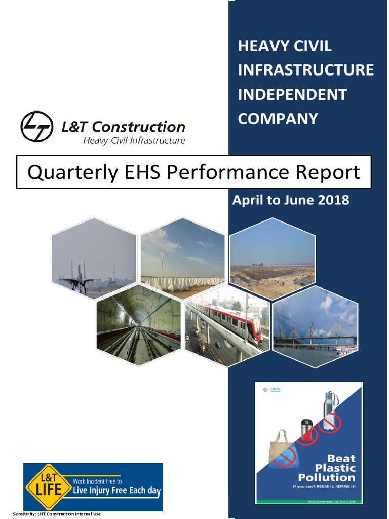 Heavy Civil Infra Quarterly EHS Performance Report - April To June 2018 ...