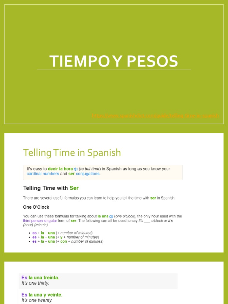Topic 4 - Numbers - Tiempo y Pesos | PDF | Foreign Language Studies ...