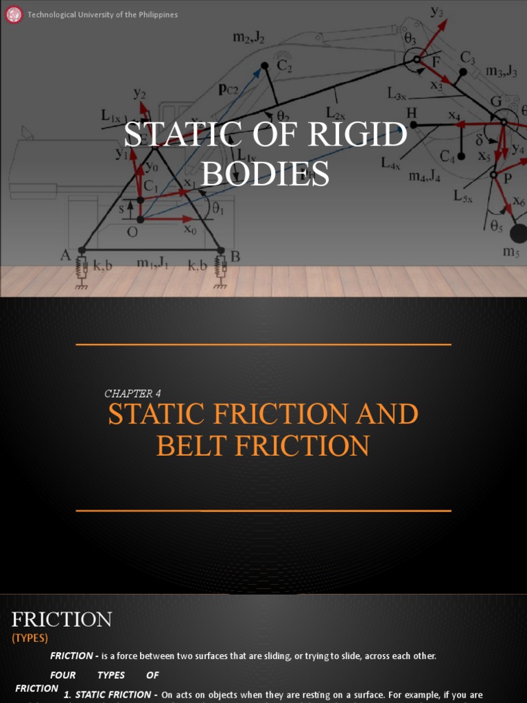 6 0 Static Friction And Belt Friction Pdf Friction Force