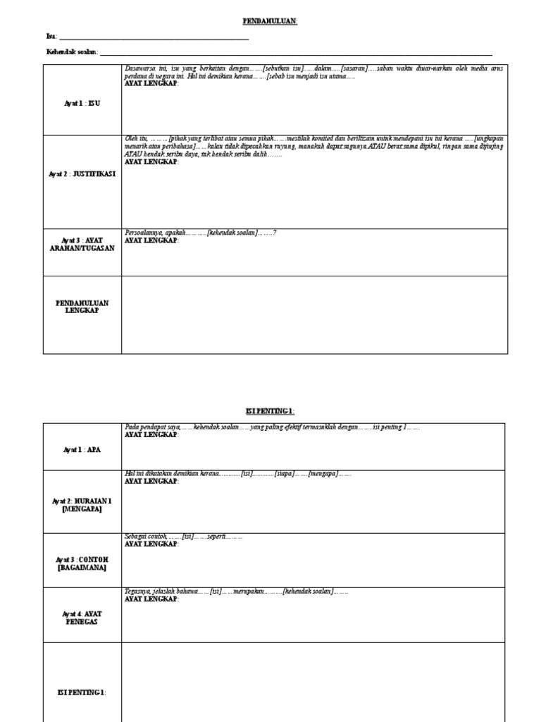 Karangan Bahan Rangsangan | PDF