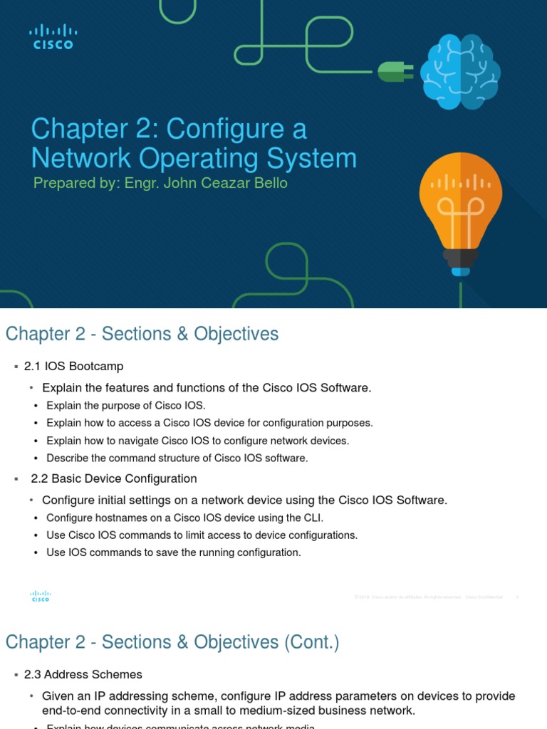 NET102 Chapter2ConfigureaNetworkOperatingSystem | PDF | Ip Address | Shell (Computing)