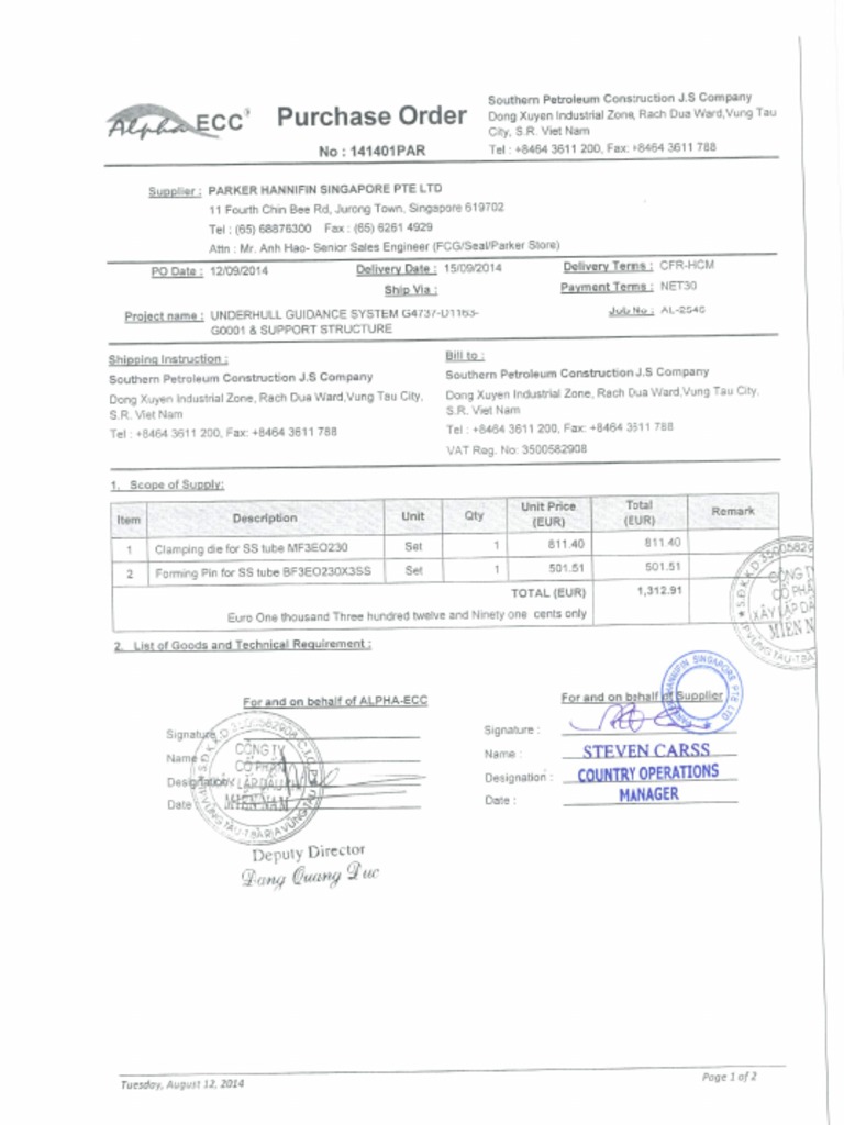 141401PAR Tool Countersigned | PDF