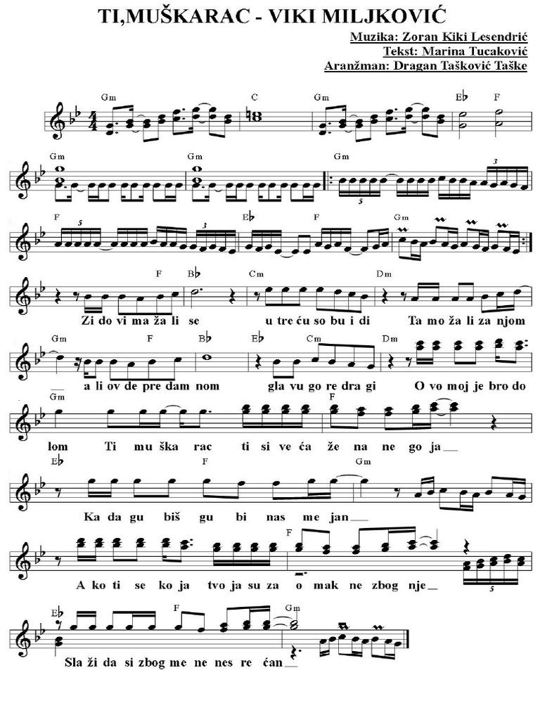 Viki Miljkovic - Ti, Muskarac | PDF