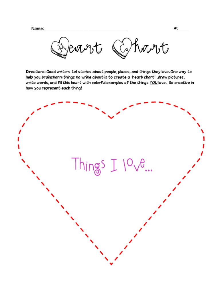 Heart Chart: Name: - # | PDF
