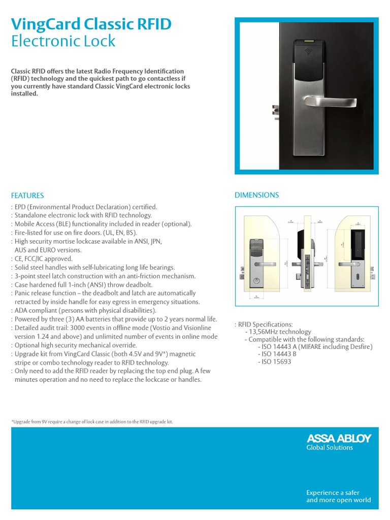 Classic Rfid Product Sheet En Pdf Radio Frequency Identification Computing