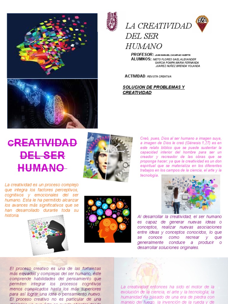 La Creatividad Humana y su Impacto | PDF | Creatividad | Pensamiento