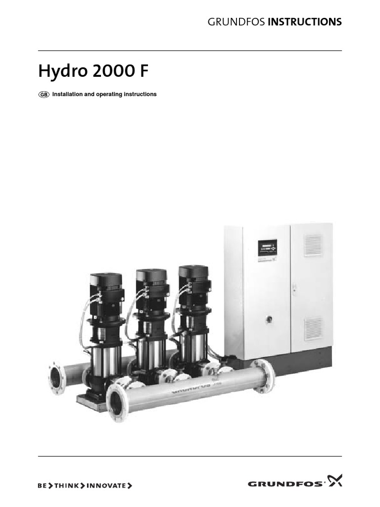 Hydro 2000 F | PDF | Pump | Switch