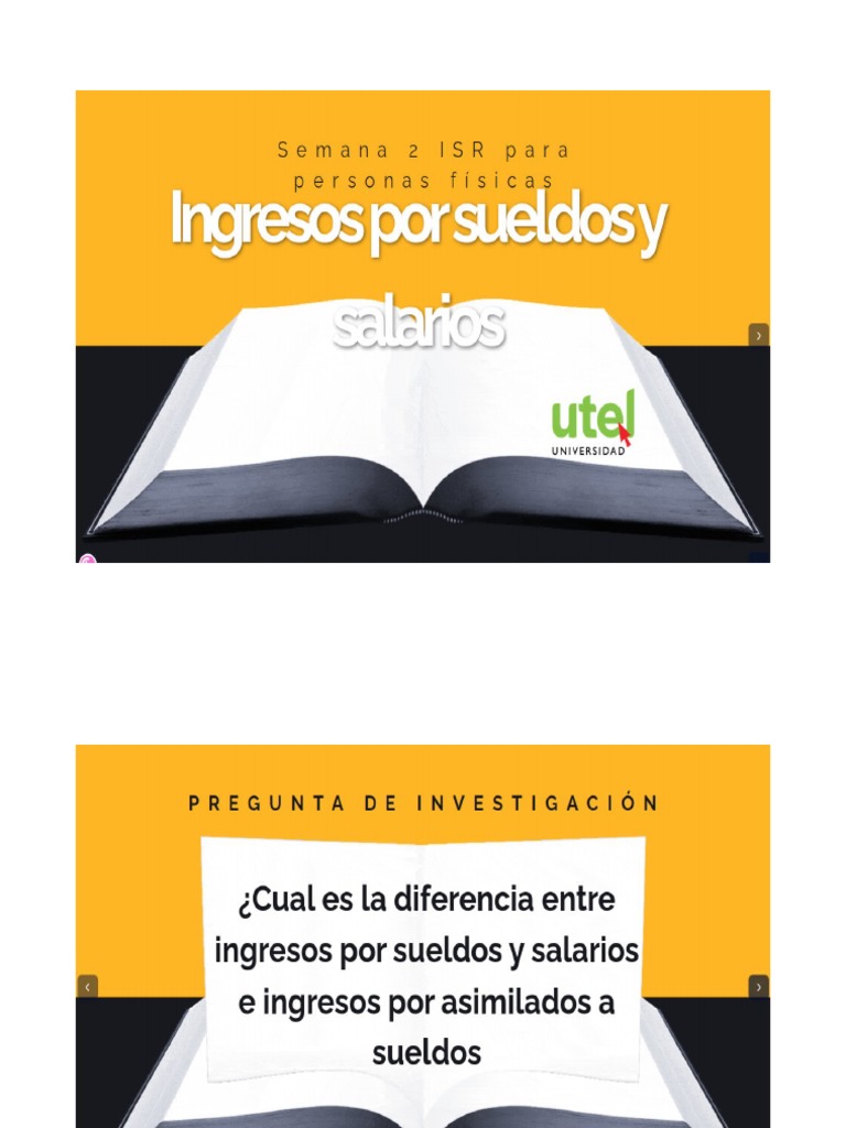 Presentación Open Class Unidad 2 Semana 2. Ingresos Por Salarios | PDF