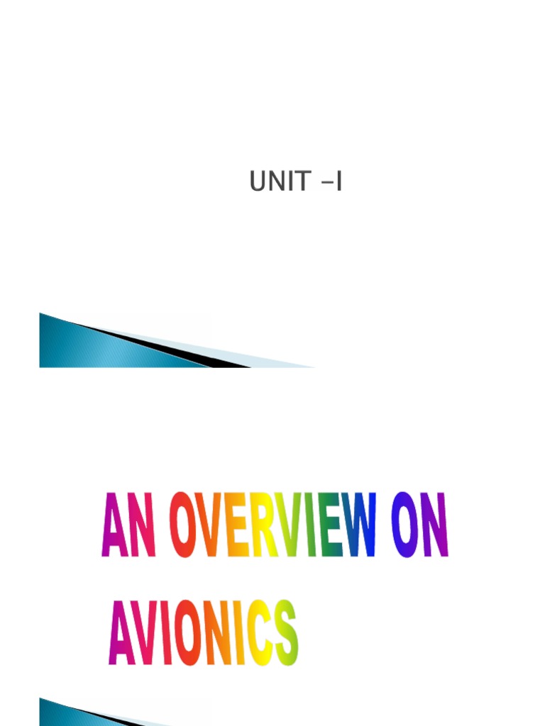 Avionics | Download Free PDF | Microcontroller | Avionics