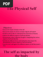 Understanding The Self - THE PHYSICAL SELF | PDF | Body Image | Heredity