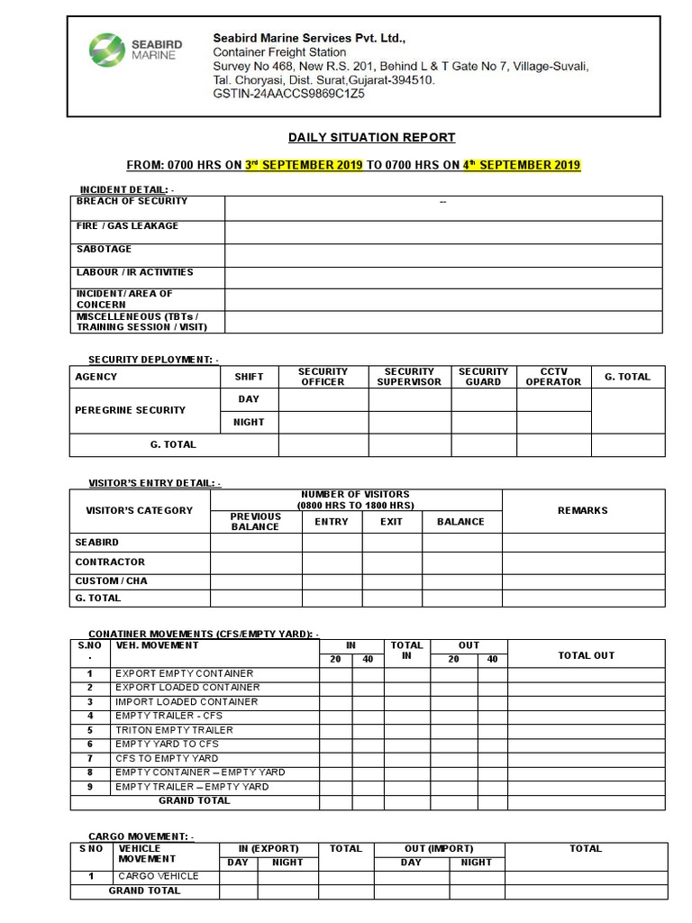 DSR Seabird Security | PDF | Transport | Service Industries