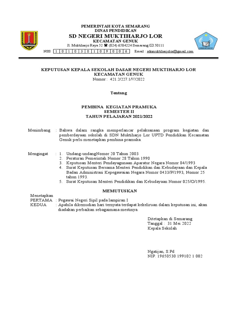 SK Pramuka SMT 2 2021-2022 | PDF