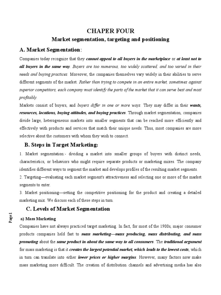 Market Segmentation Strategies Explained | PDF | Market Segmentation | Marketing