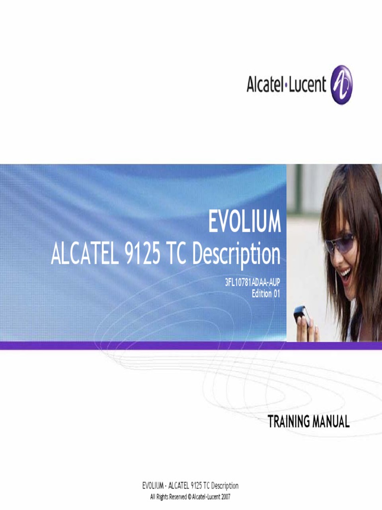 B10 Alcatel 9125 TC Description | PDF | Information And Communications ...