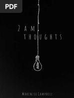 2am Thoughts - Makenzie Campbell | PDF | Love