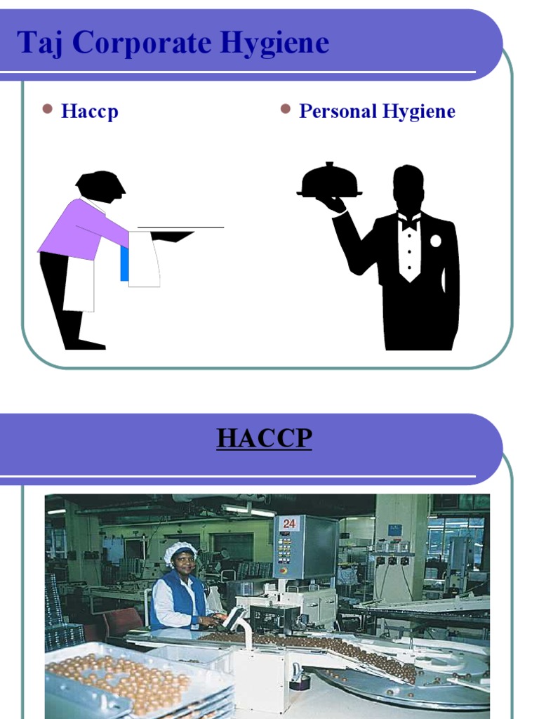 Haccp Presentation Pdf Hygiene Foods