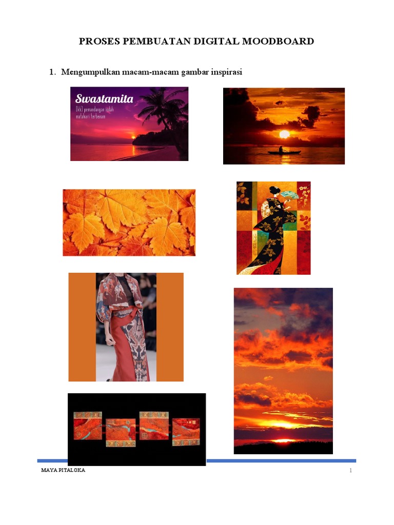 Cara Membuat Moodboard Digital Menggunakan Canva | PDF