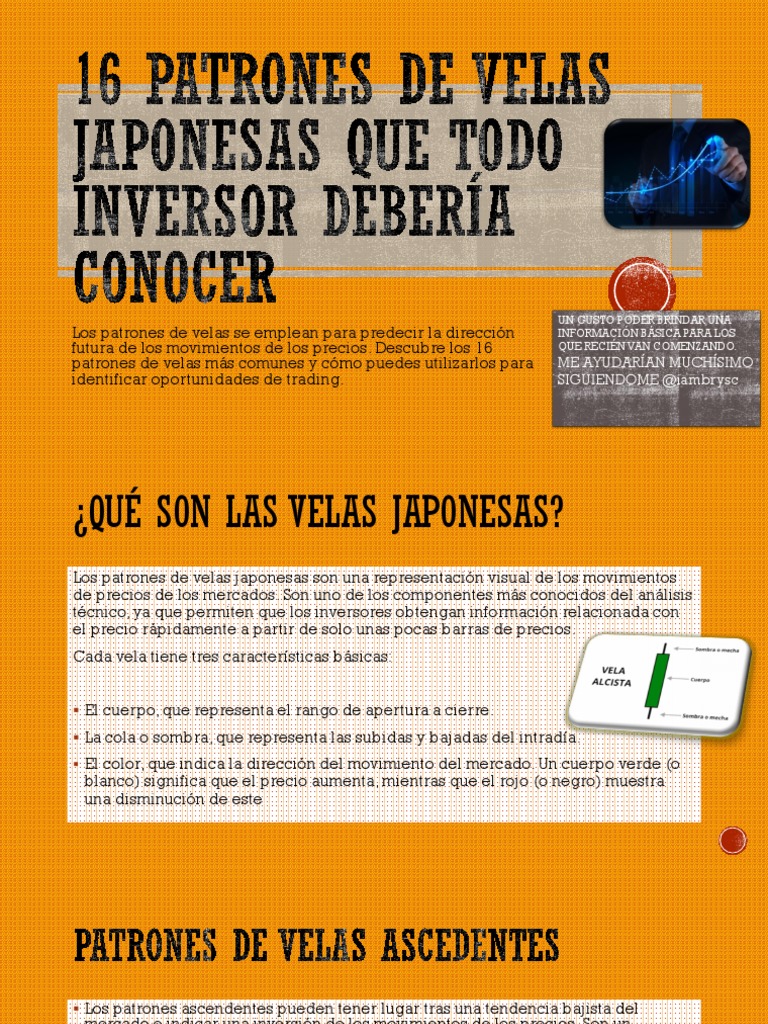 16 Patrones de Velas Japonesas | PDF