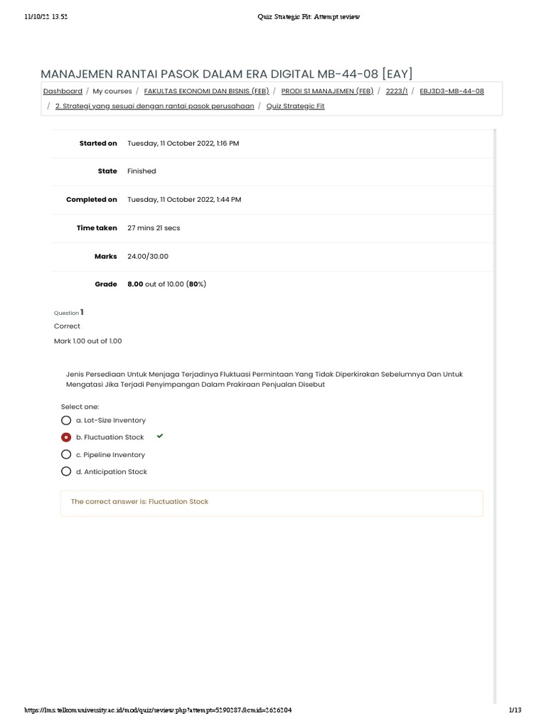 Kuis Tisha | PDF | Karier & Perkembangan | Pengelolaan Keuangan & Uang
