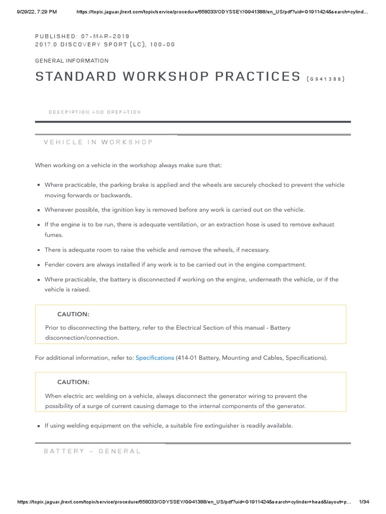 100-00 Standart Workshop Practices | PDF | Screw | Airbag