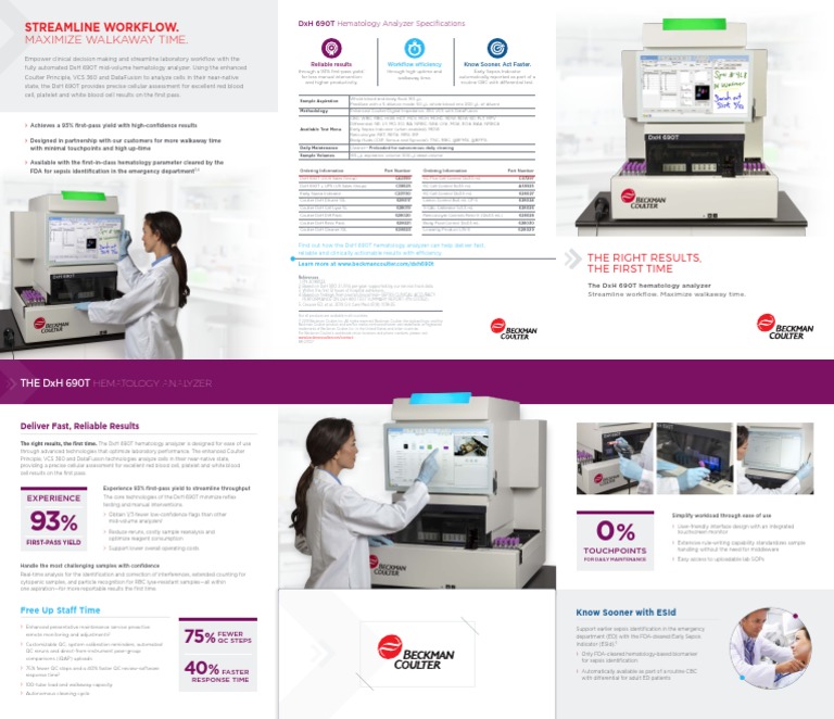 DXH 690t Brochure | PDF | Clinical Medicine | Medical Specialties