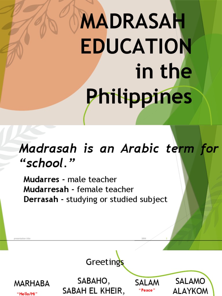 Madrassah Part2 | PDF | Teachers