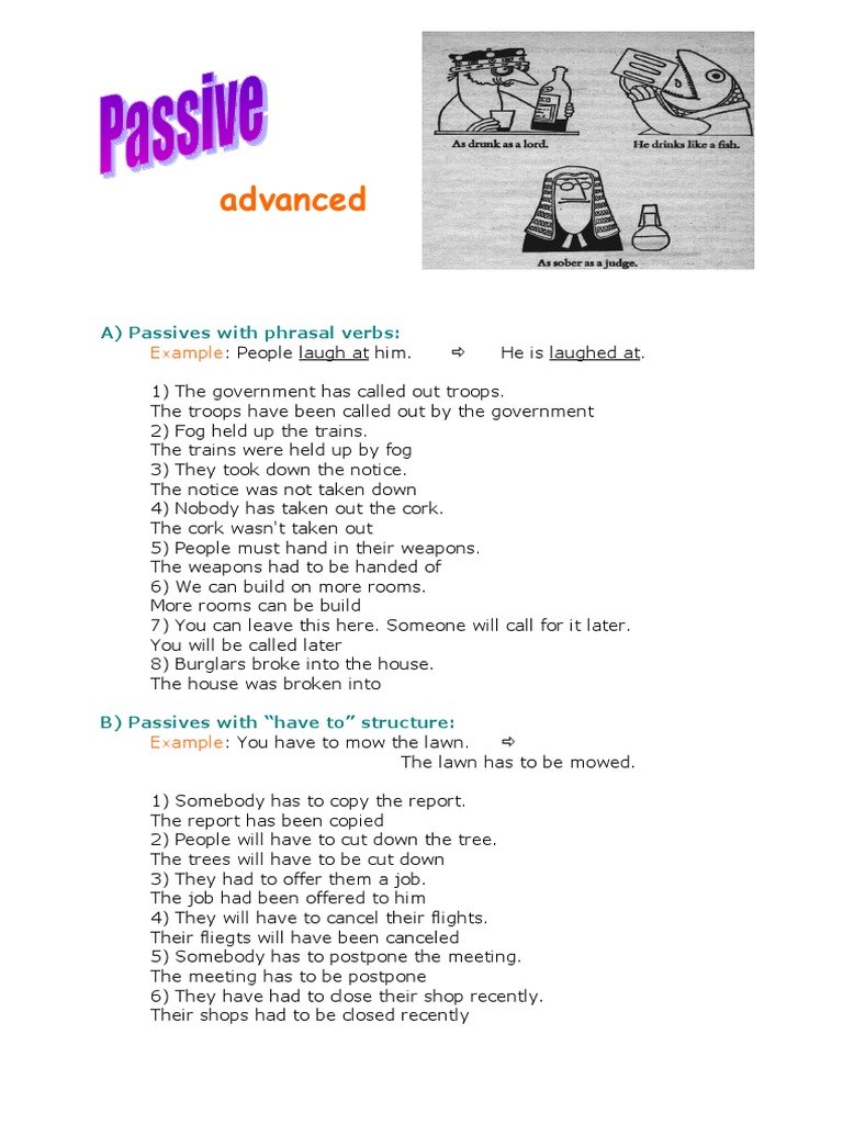 2 Passive Advanced Notebook | PDF | Syntax | Linguistics